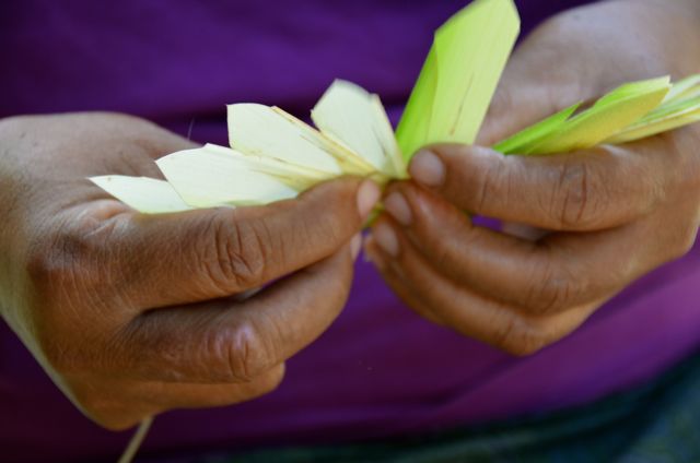 A Lesson in Making Balinese Canang Sari – Travels with Tricia
