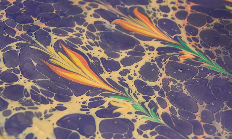 Creating Handmade, Italian Marbled Paper in Florence, Italy – Travels ...